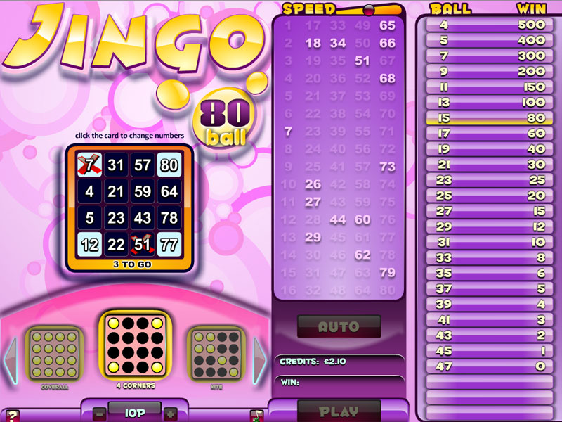 Jingo Bingo 80 | Gina Bingo - £10 Free Bingo Bonus
